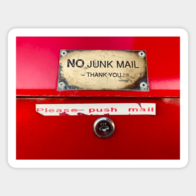 Push Mail - Mail - Sticker | TeePublic